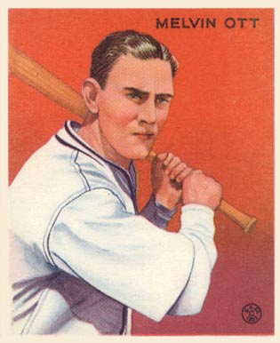 Top 10 Mel Ott Baseball Cards, Vintage, Rookies