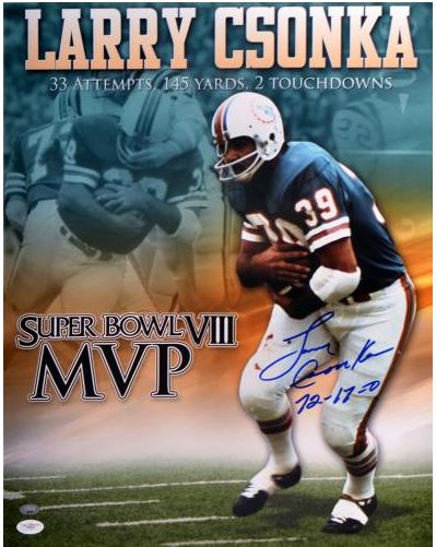 Larry Csonka Cards, Rookie Card and Autographed Memorabilia Guide