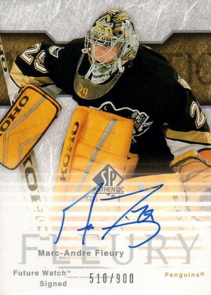 Marc-Andre Fleury Cards, Rookies, Autographed Memorabilia Buying Guide