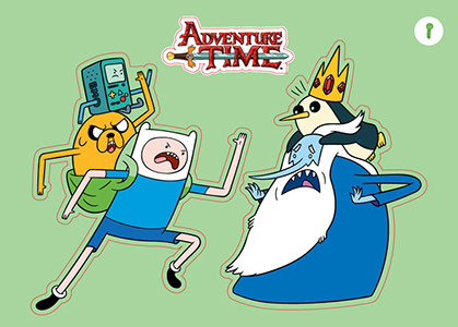 2014 Cryptozoic Adventure Time PlayPaks Checklist, Info