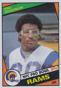 Eric Dickerson Cards, Rookie, Autographed Memorabilia Guide