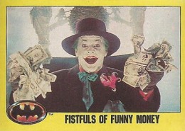 1989 Topps Batman Movie Trading Cards Checklist, Info