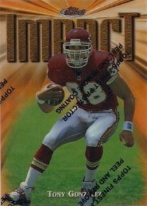 Tony Gonzalez Cards, Rookies and Autographed Memorabilia Guide