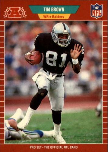 Tim Brown Cards and Autographed Memorabilia Guide