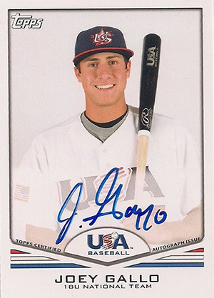 Joey Gallo Rookie Cards and Key Prospect Cards Guide