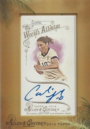 2014 Topps Allen & Ginter Non-Baseball Autograph Guide