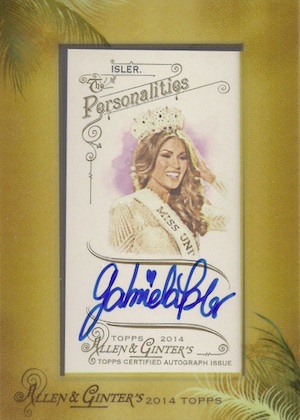 2014 Topps Allen & Ginter Non-Baseball Autograph Guide