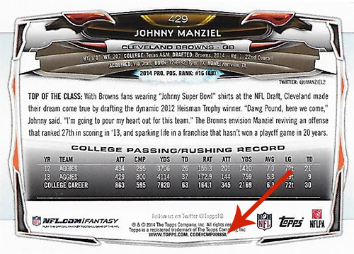 2014 Topps Football Variations Gallery, Checklist, Guide