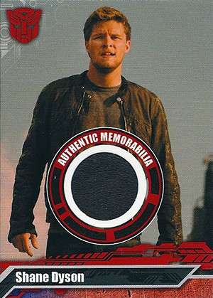 Optimus Prime Memorabilia Cards in 2014 Topps Transformers