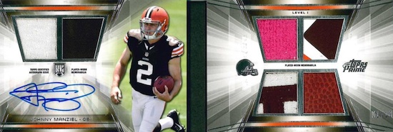 2014 Topps Prime Football Checklist, Set Info, Boxes, More