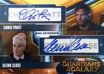 2014 Upper Deck Guardians of the Galaxy Autographs Guide