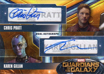 2014 Upper Deck Guardians of the Galaxy Autographs Guide