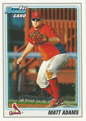 Matt Adams Rookie Cards and Prospect Cards Guide
