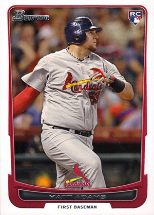 Matt Adams Rookie Cards and Prospect Cards Guide