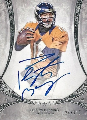Top Peyton Manning Autograph Cards of All-Time, Gallery, Buying Guide