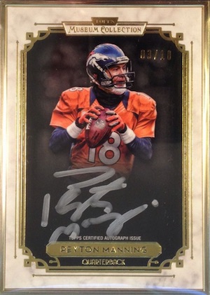 Top Peyton Manning Autograph Cards of All-Time, Gallery, Buying Guide