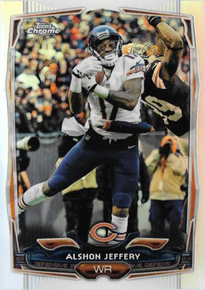 2014 Topps Chrome Football Variations Guide, Checklist