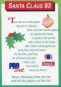 A Short History of Pro Set Santa Claus Cards