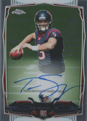 2014 Topps Chrome Football Rookie Autographs Guide