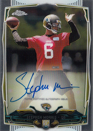 2014 Topps Chrome Football Rookie Autographs Guide