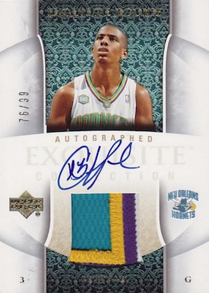 Upper Deck Exquisite Collection Rookie Patch Autograph List, Gallery