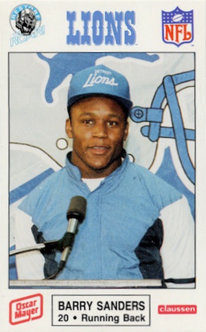 Top Barry Sanders Cards, Rookie Cards, Autographs, Inserts, Valuable