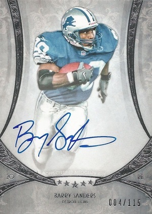 Top Barry Sanders Cards, Rookie Cards, Autographs, Inserts, Valuable
