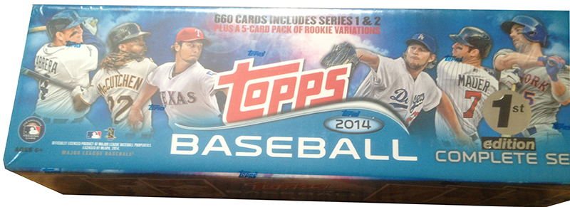 2014 Topps Baseball 1st Edition Parallels Info