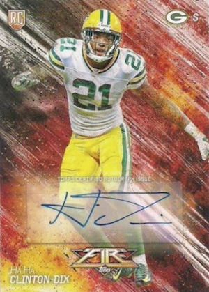 2014 Topps Fire Football Checklist, Set Info, Boxes, More