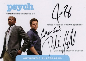 2015 Cryptozoic Psych Seasons 5-8 Checklist, Set Info, Boxes, More