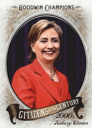 Top Hillary Clinton Cards, Baseball Cards