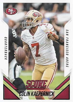 2015 Score Football Variations Guide, Checklist