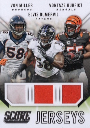 2015 Score Football Checklist, Set Info, Boxes, More