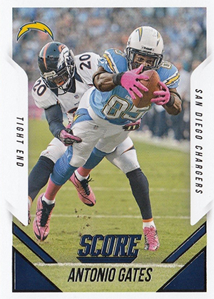 2015 Score Football Variations Guide, Checklist