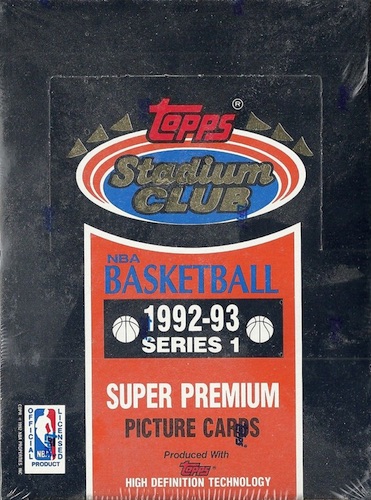 1992-93 Topps Stadium Club Basketball Checklist, Info, Boxes, Key Cards