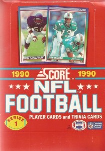 1990 Score Football, Supplemental, Info, Checklist, Boxes