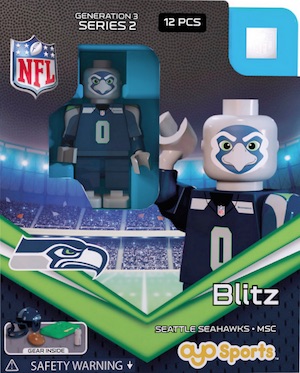 2015 OYO NFL Mascots Football Info, Checklist