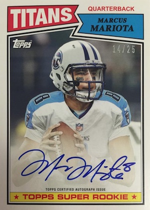 2015 Topps Football Checklist, Set Info, Boxes, Reviews, Guide