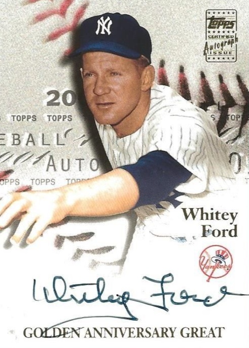 Top Whitey Ford Baseball Cards, Rookie Cards, Autographs