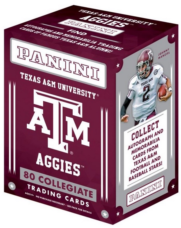 2015 Panini Texas A&M Aggies Collegiate Checklist, Set Info, Boxes
