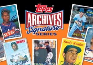 2015 Topps Archives Signature Series Baseball Checklist, Info
