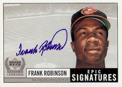 Top 10 Frank Robinson Cards, Vintage, Rookies, Autographs
