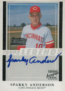 Top Sparky Anderson Cards, Rookies, Autographs