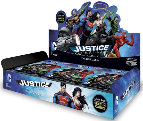 2016 Cryptozoic DC Comics Justice League Checklist, Boxes