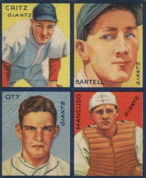 Top 10 Mel Ott Baseball Cards, Vintage, Rookies
