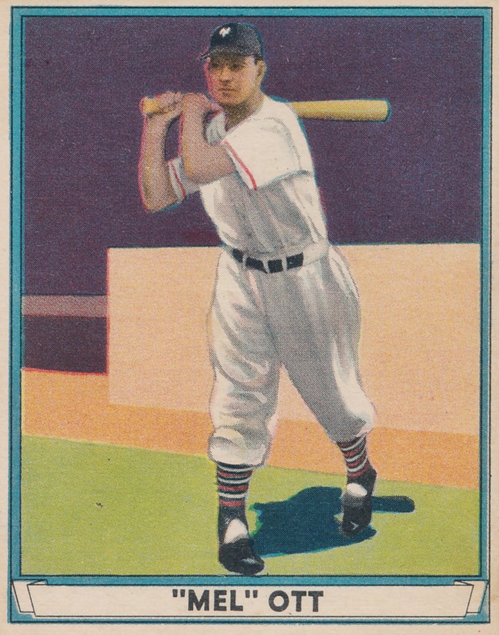 Top 10 Mel Ott Baseball Cards, Vintage, Rookies