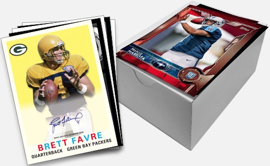 2015 Topps Football Oversized Red Set 5x7 Cards