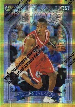 Allen Iverson Rookie Card Checklist Gallery, Best, Most Valuable