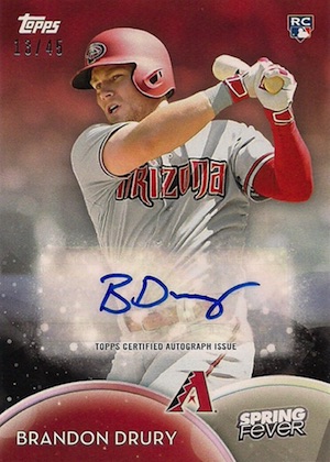 2016 Topps Spring Fever Baseball Checklist, Autographs, Info