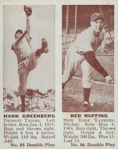 Top Red Ruffing Baseball Cards, Vintage, Rookies